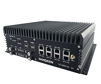 IVC-8800-i5 In-Vehicle Compact Embedded Computer with Intel i5-8500T ...