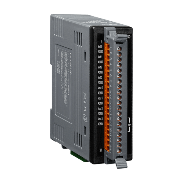 CAN-2024D DeviceNet Slave Module with 4-channel 14-bit Analog Output - OKSA