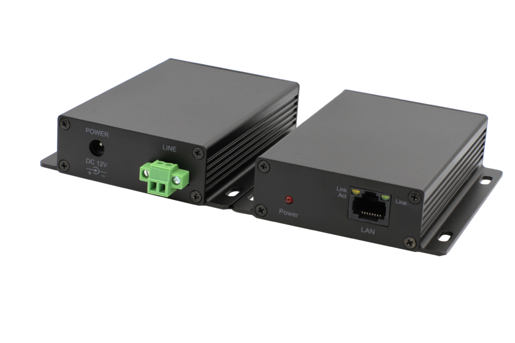 OT-PLC602-1G Gigabit Ethernet Extender over 2-wire cable up to 1000m ...